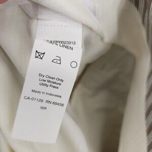 Calvin Klein | Pants | Calvin Klein 0 Linen Dress Pants Beige Natural ...